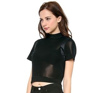 Halston Heritage | Tops | Mesh Top | Poshmark